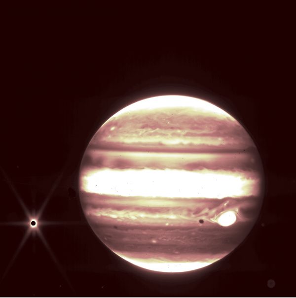 Júpiter: planeta é capturado pelas lentes do telescópio James Webb