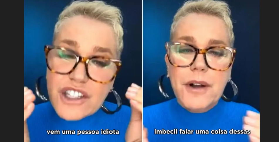 Em live com Janja, Xuxa xinga internauta de 'idiota e imbecil’