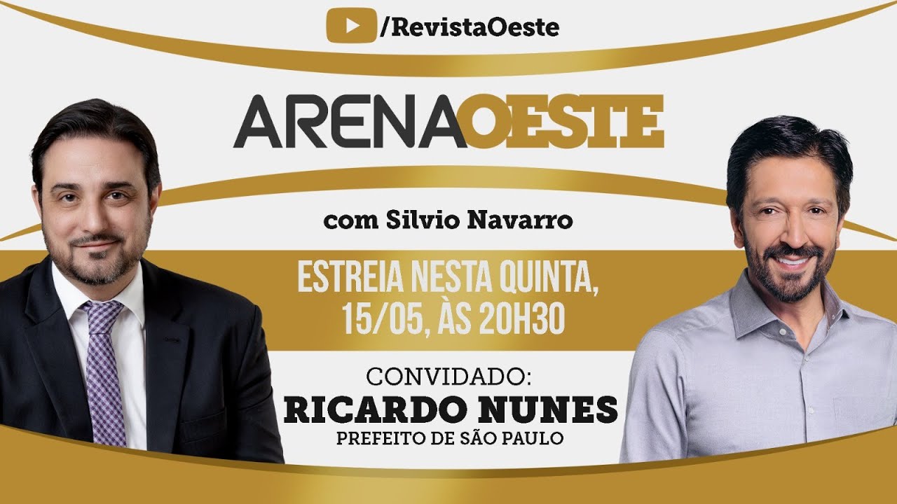 Arena Oeste estreia nesta quinta-feira: Ricardo Nunes é o entrevistado