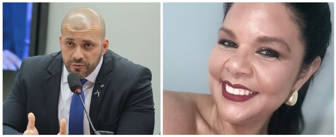 Daniel Silveira e Flávia Magalhães: casos chegam aos EUA