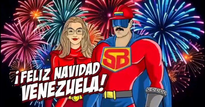 'Super Bigode': Maduro volta a atacar de super-herói